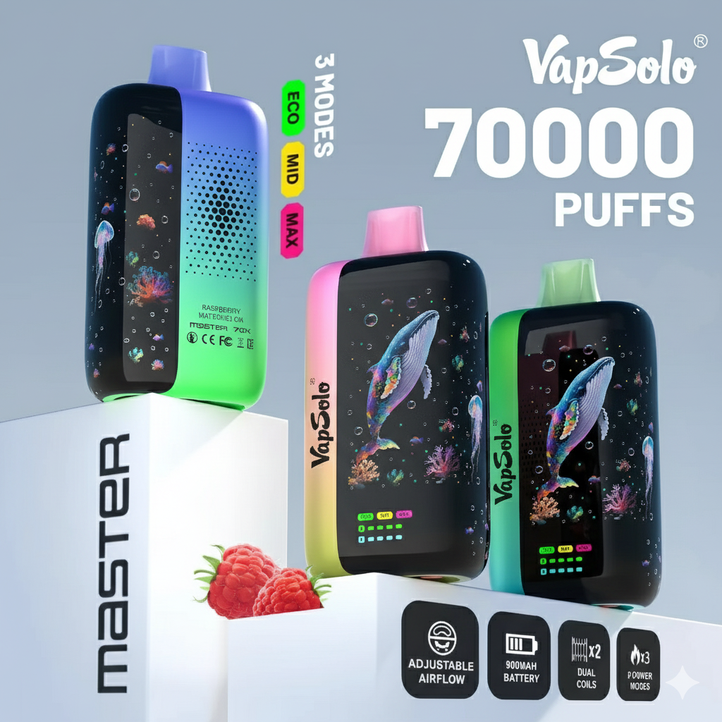 Vapsolo Master 70000 Puffs | Vaper desechable premium recargable ...